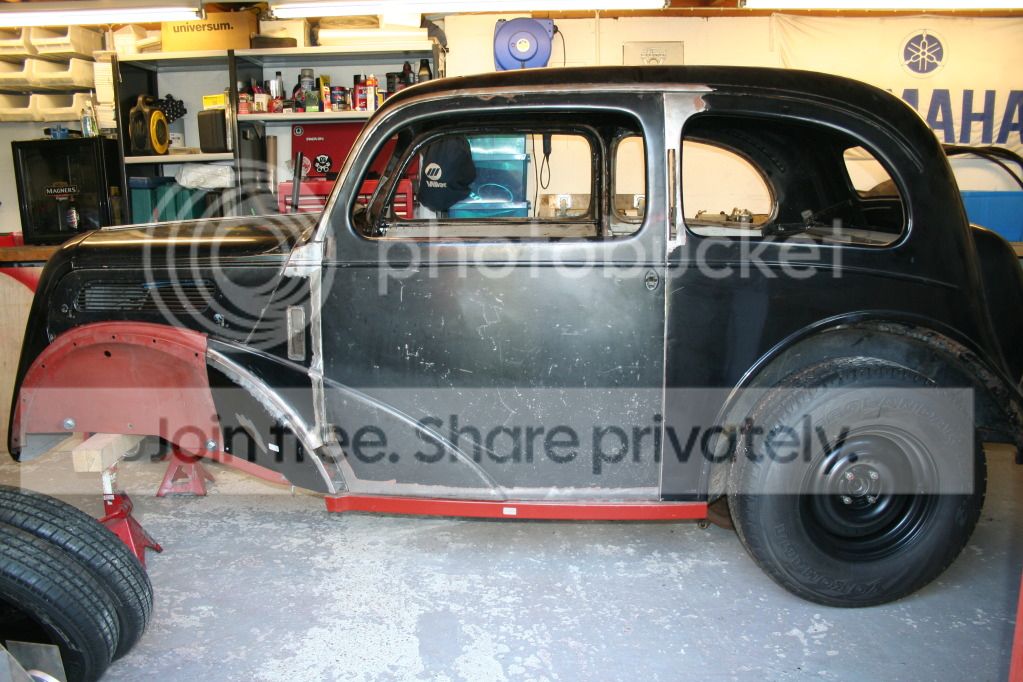 '53 anglia + parts